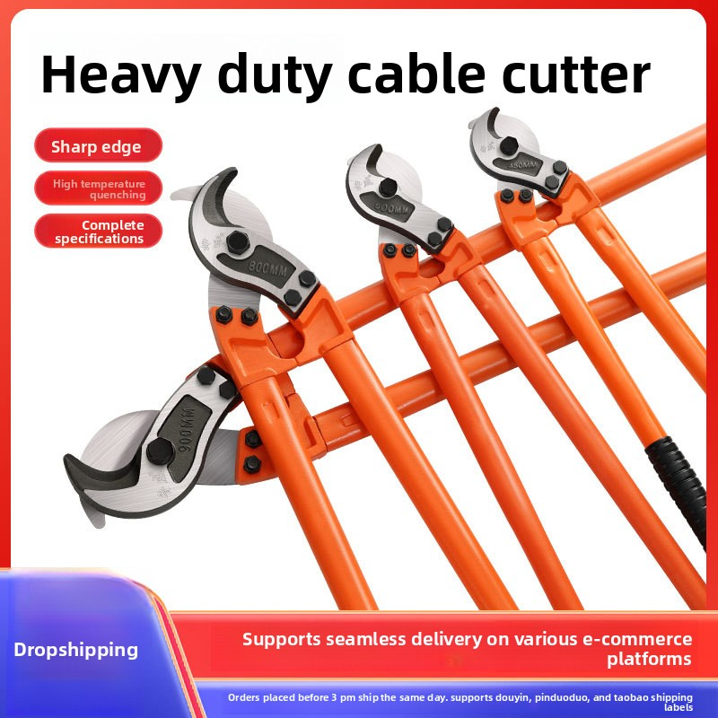 Cable Scissors, Wire Cutter, Crescent-Shaped Cable Cutter for ...